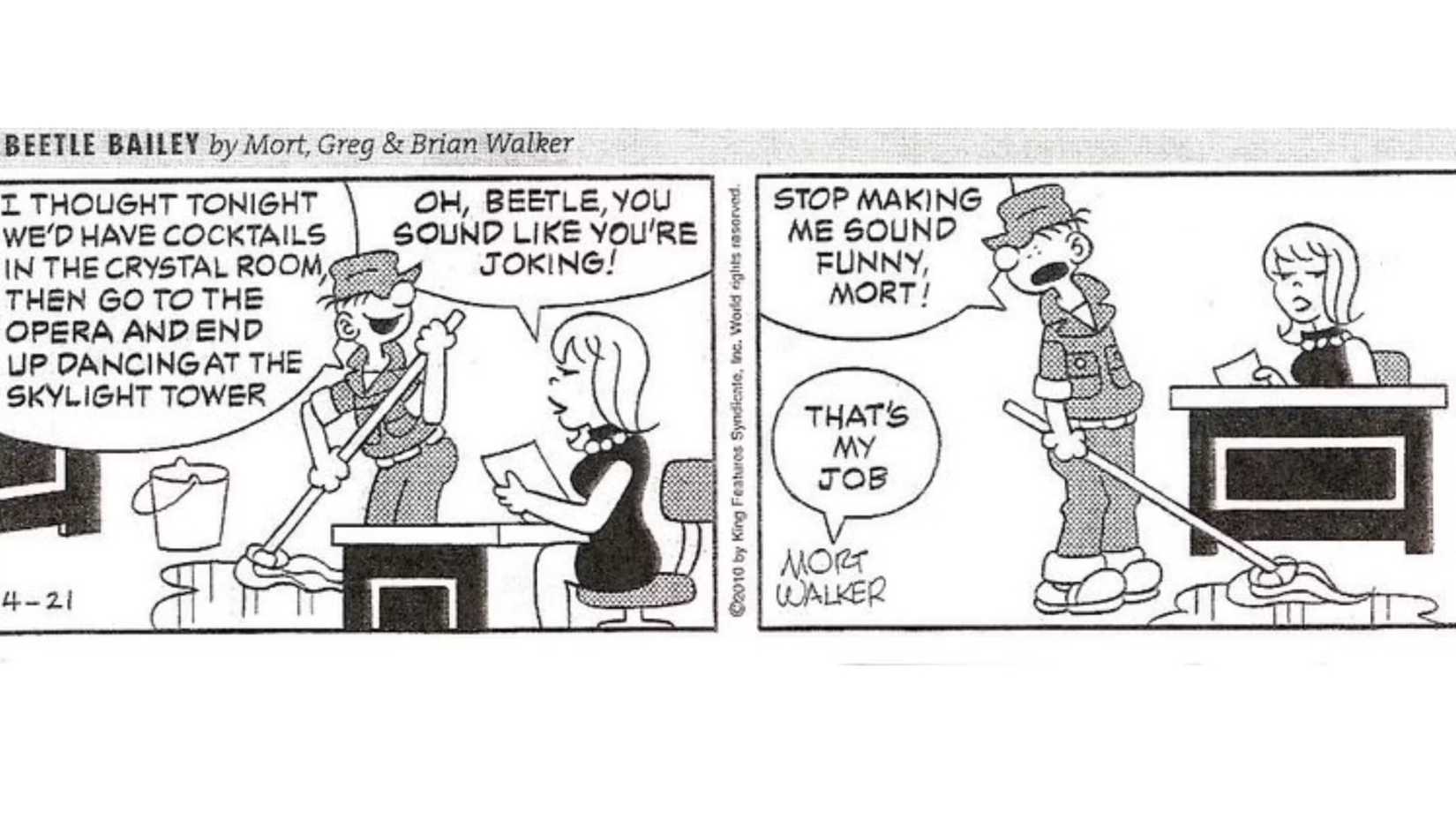 10 Funniest Beetle Bailey Comics That Break the Fourth Wall