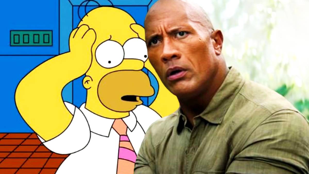 Dwayne Johnson Is Transformed Into A Live-Action Home Simpons In Art ...
