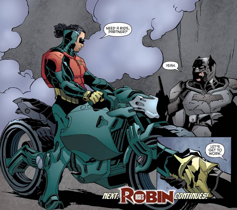 Robin’s Best Costume Finally Gave Him Armor (& His Own Batmobile)