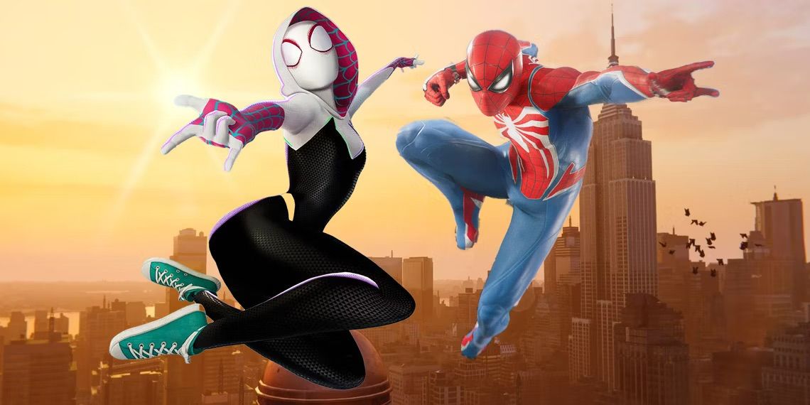 Spiderman and spider gwen store