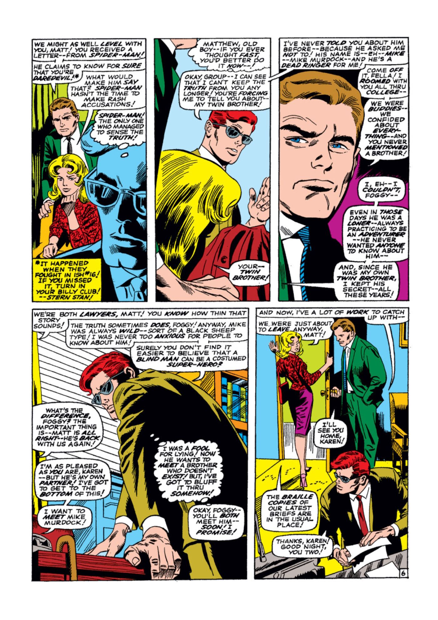 Who Is Daredevil's Twin Brother? The Bizarre History of Mike Murdock ...