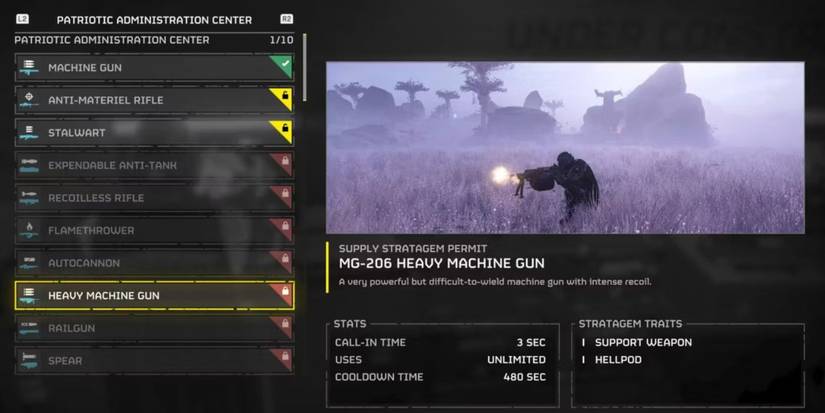 How To Get (& Use) The MG-206 Heavy Machine Gun In Helldivers 2