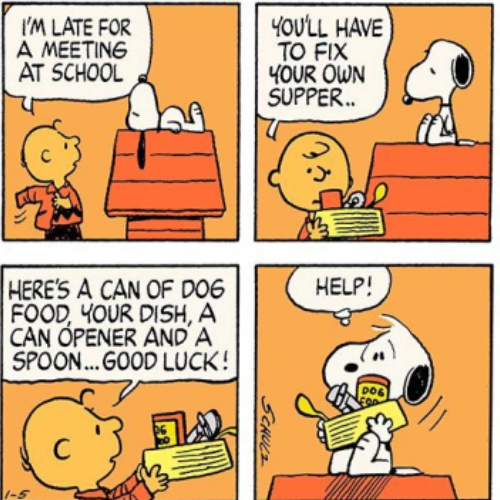10 Funniest Peanuts Strips About Food