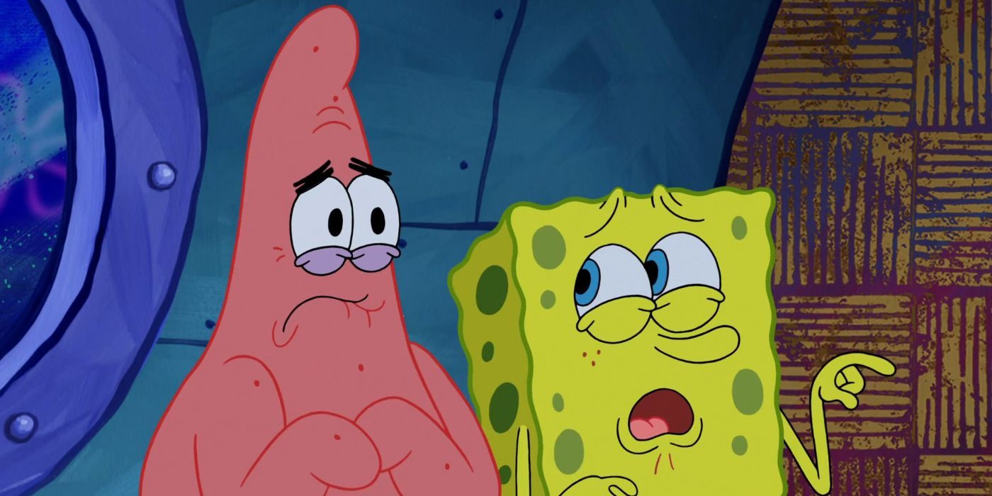 Spongebob And Patrick Scared