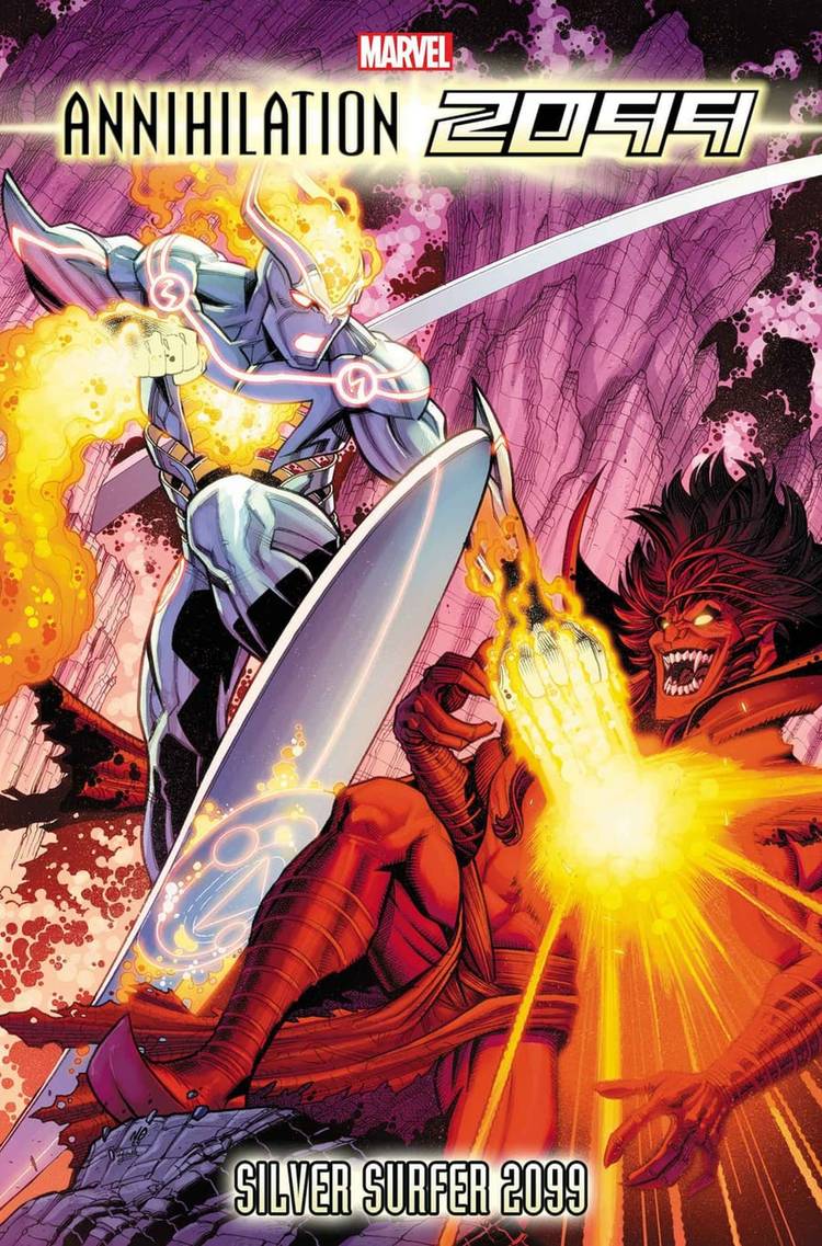 Marvel's Future Ghost Rider-Silver Surfer Hybrid Takes on Mephisto in ...