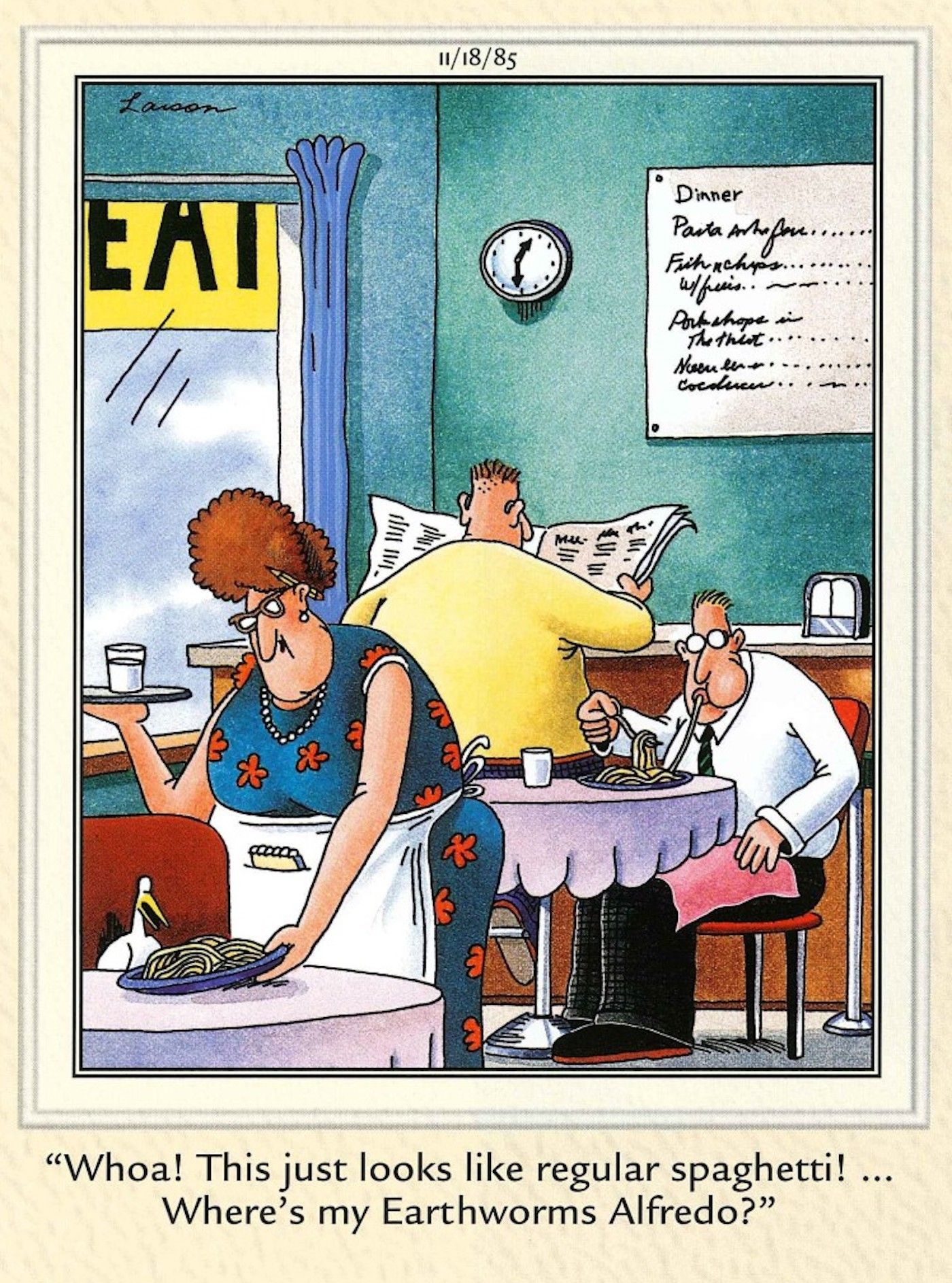 10 Funniest Far Side Comics About Food