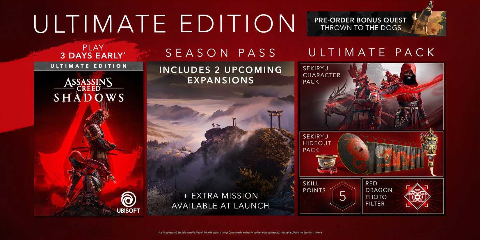 All Assassin's Creed Shadows Edition Differences, Prices, & What's Included
