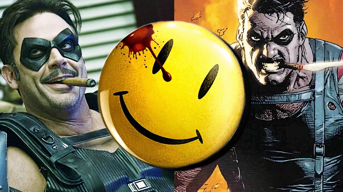 Watchmen's Most Iconic Symbol Is Reimagined in Dark Comedian Cosplay