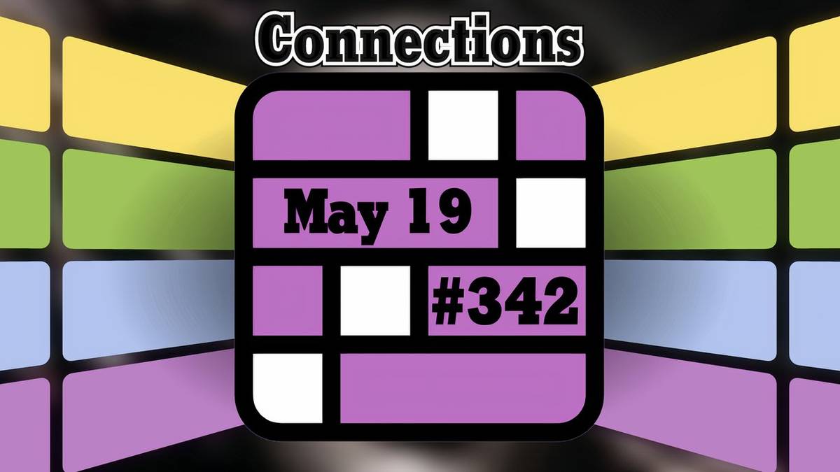 Today's Connections Hints & Answers For May 19, 2024 (Puzzle #342)