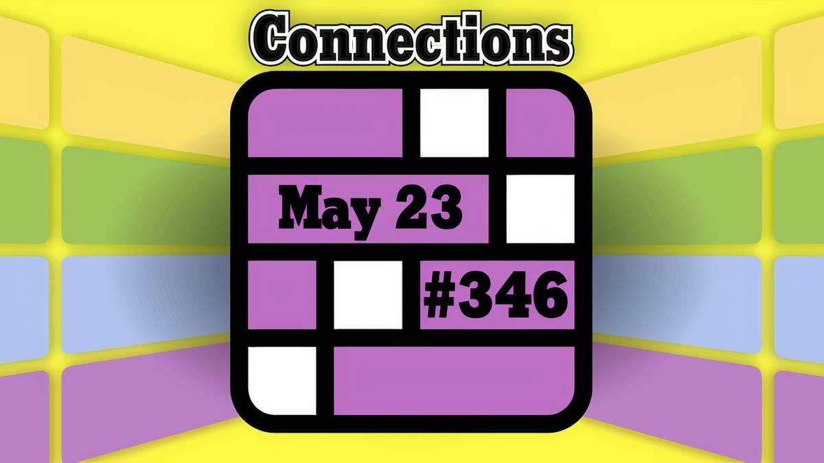 Today's Connections Hints & Answers For May 23, 2024 (Puzzle #346)