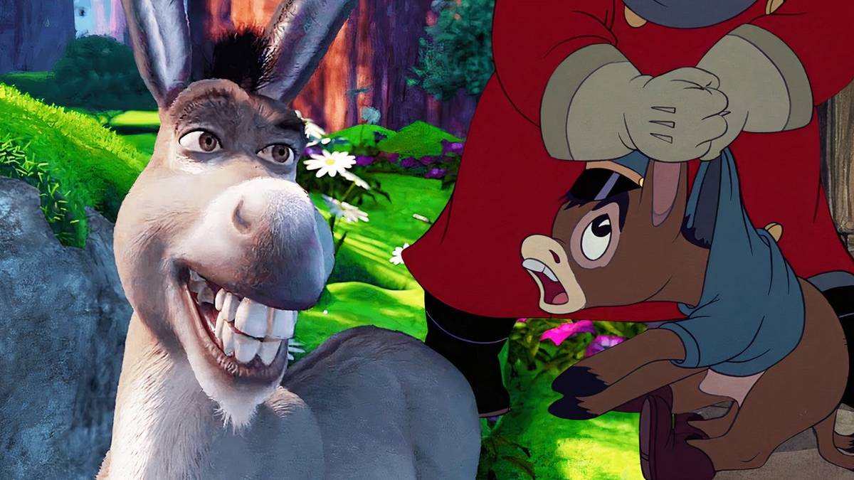 shrek dragon eats donkey