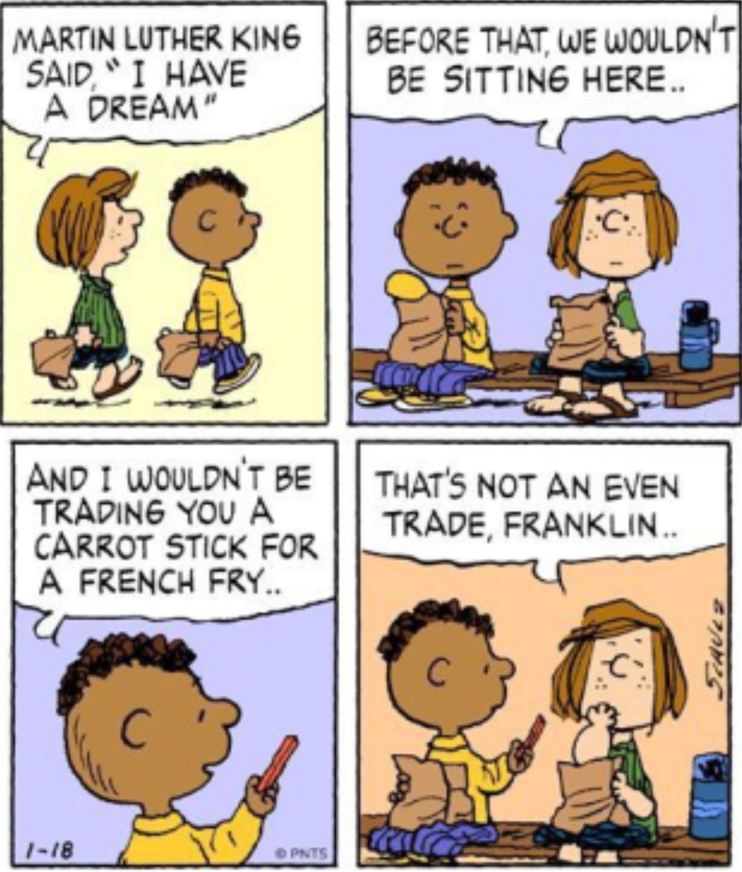 10 Funniest Peanuts Comics That Reference Famous People