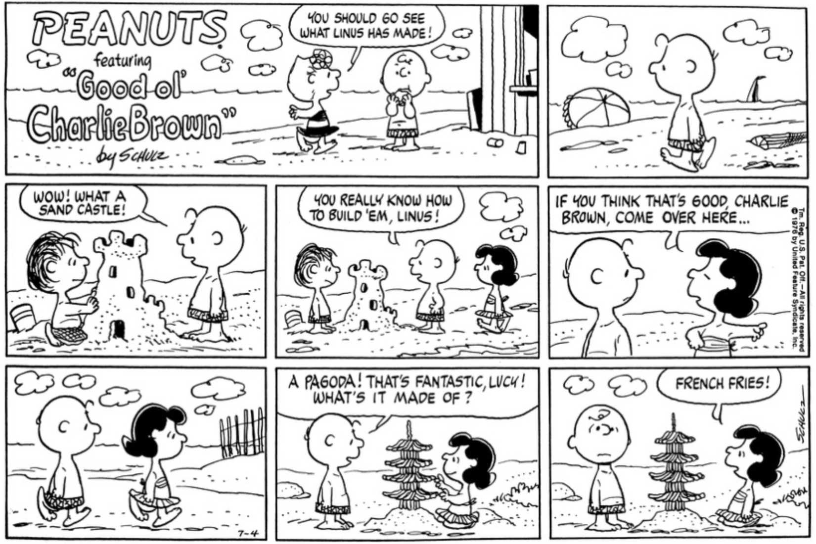 10 Funniest Peanuts Comics Set at the Beach