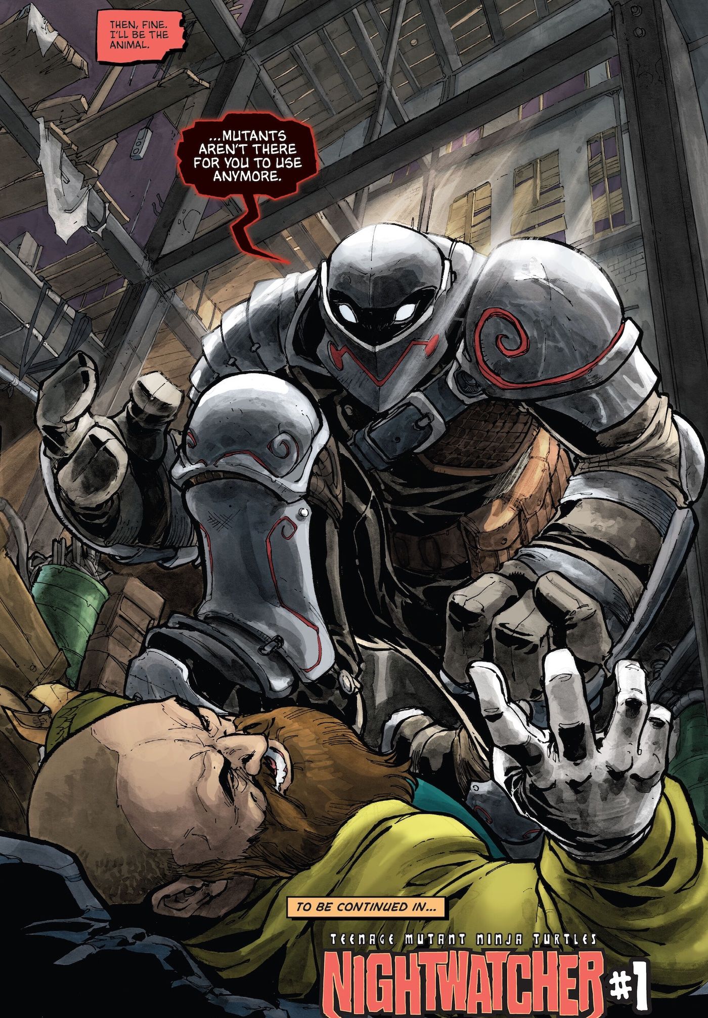 "A Beast of Tremendous Rage": Ninja Turtles' Mysterious NIGHTWATCHER Returns for Violent ...