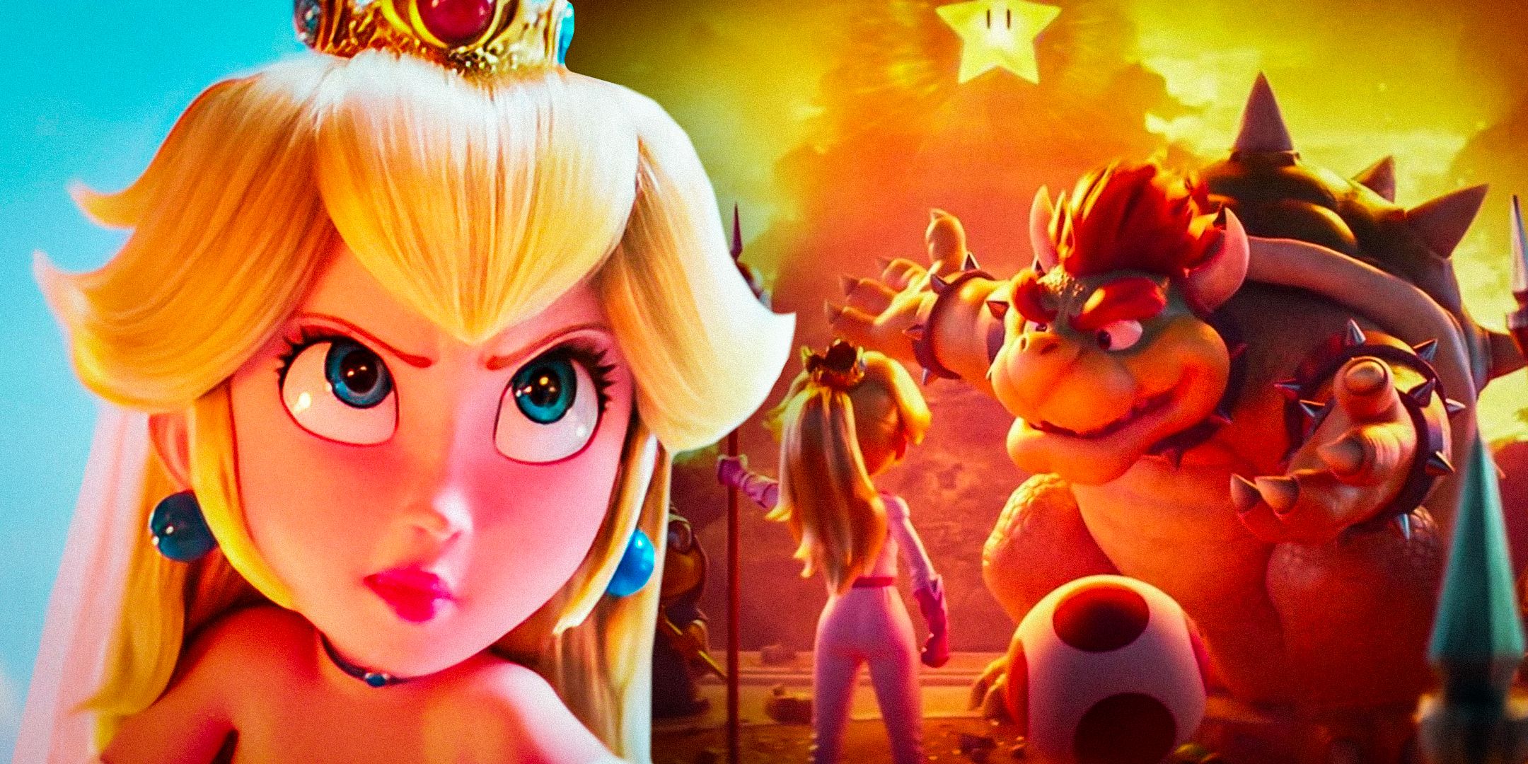 Prinses Peach En Bowser Jr