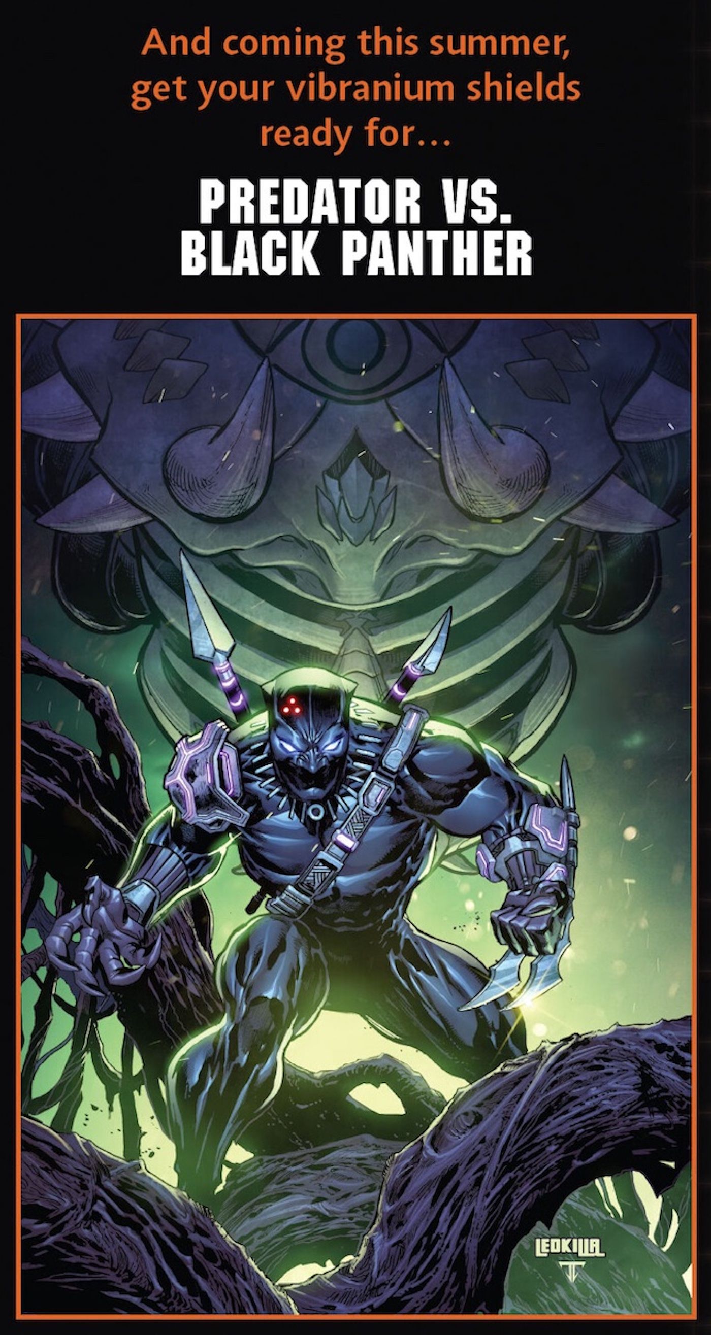 Predator vs Black Panther Debuts T'Challa's New Yautja-Killing Armor