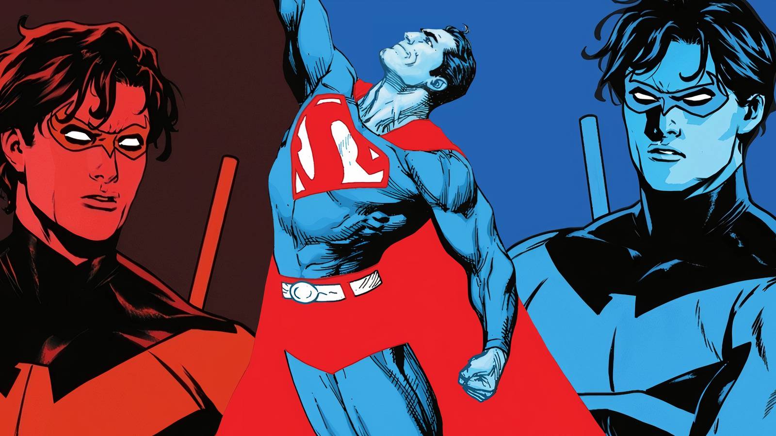 Nightwing's New Blue & Red Costume Proves Yet Again That He's Superman ...