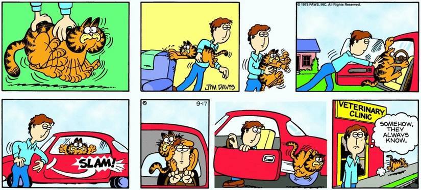 10 Funniest Garfield Comics Featuring His Original Design