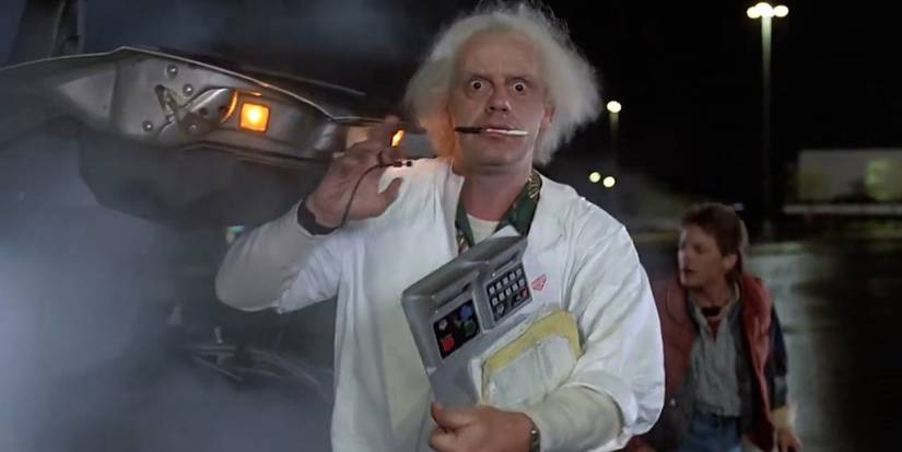 Christopher Lloyd Opens A DeLorean Time Capsule In Back To The Future ...