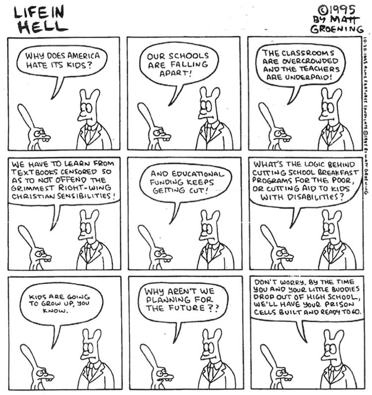 10 Funniest Comics from The Simpsons Creator's 'Life in Hell'