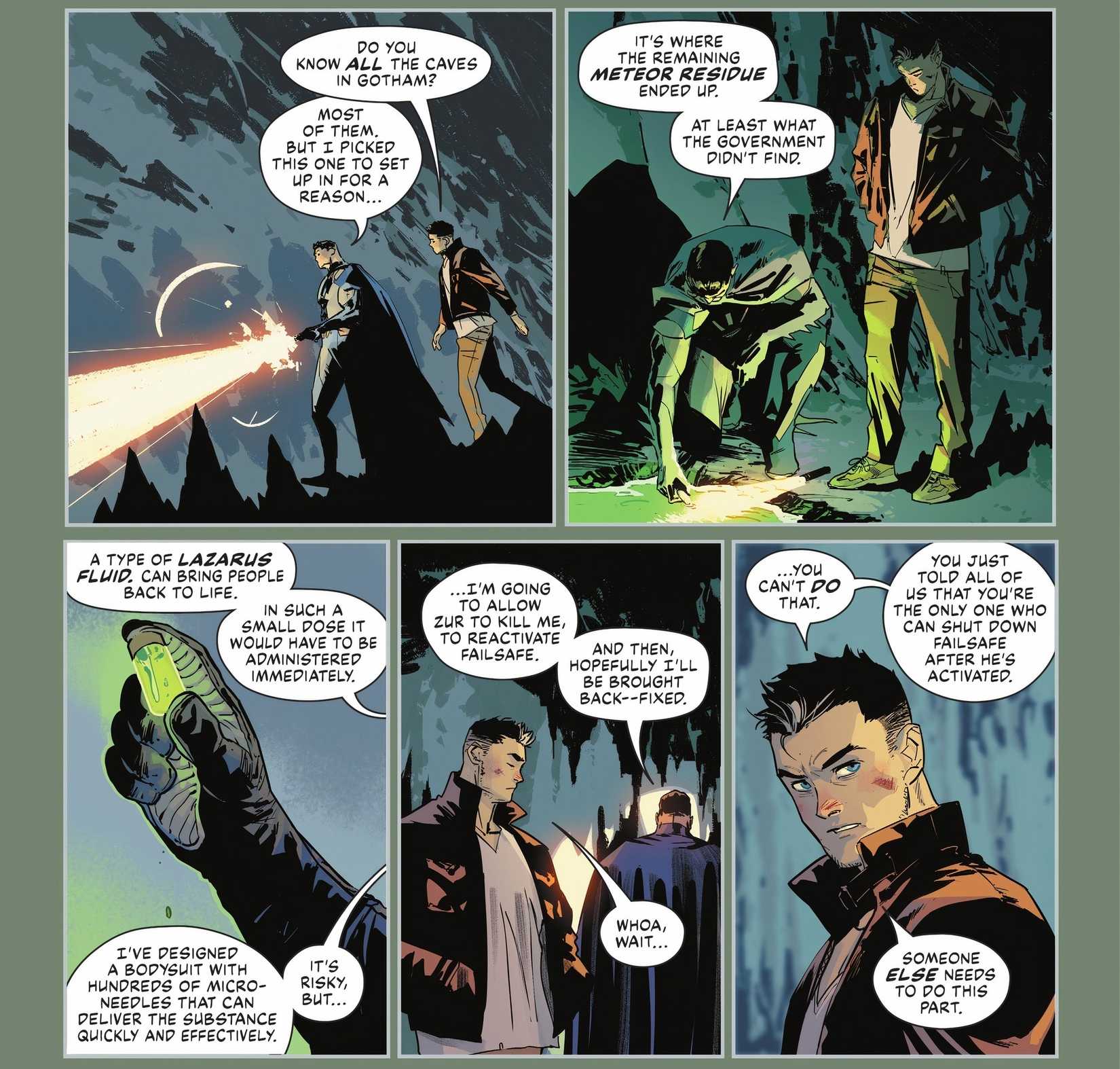 Batman Unveils the Ultimate Batsuit, Which Can Literally Beat Death