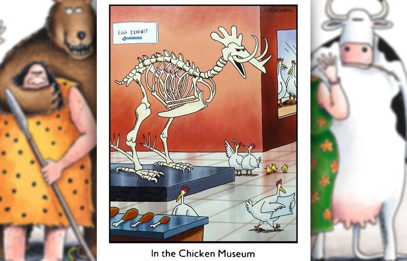 10 Funniest Far Side Comics That Somehow Found the Funny Side of Fossils