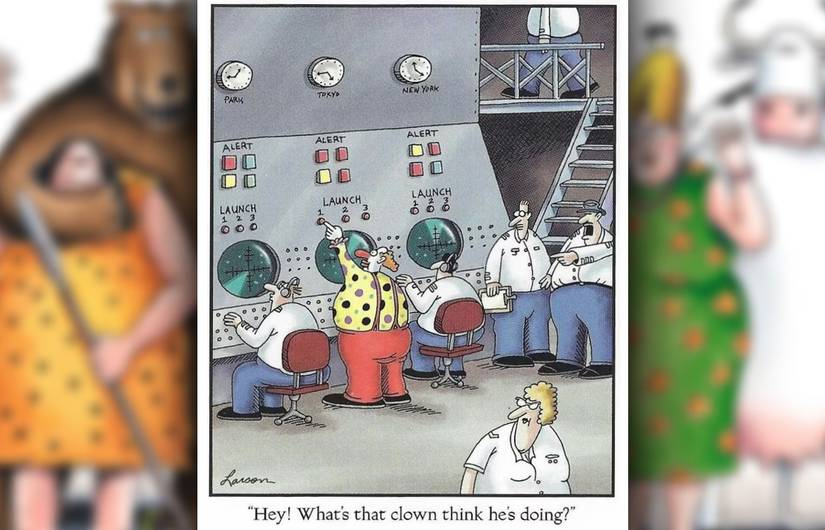 15 Funniest Far Side Comics That Somehow Found the Funny Side of War