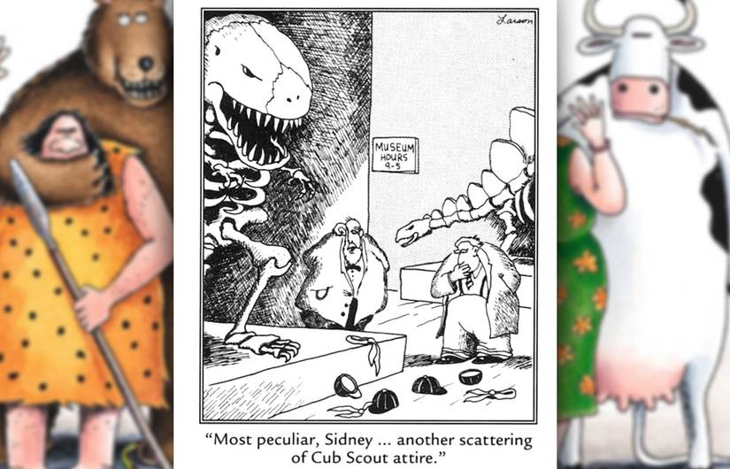 10 Funniest Far Side Comics That Somehow Found the Funny Side of Fossils