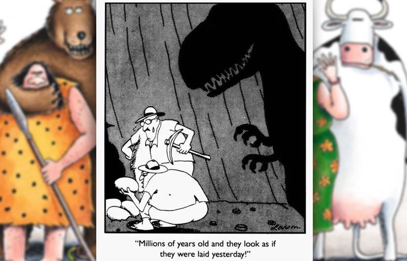 10 Funniest Far Side Comics That Somehow Found the Funny Side of Fossils