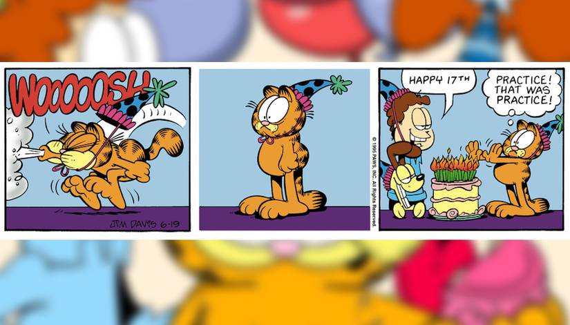 10 Funniest Garfield Comics Celebrating His Birthday