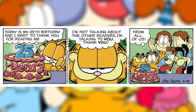 10 Funniest Garfield Comics Celebrating His Birthday
