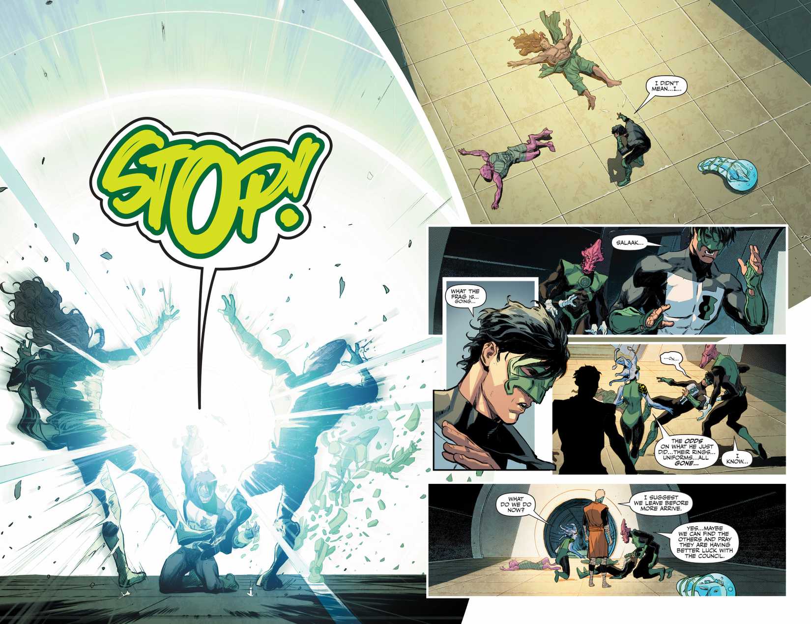 Green Lantern's New Costume Is Rainbow-Themed Nightmare Fuel