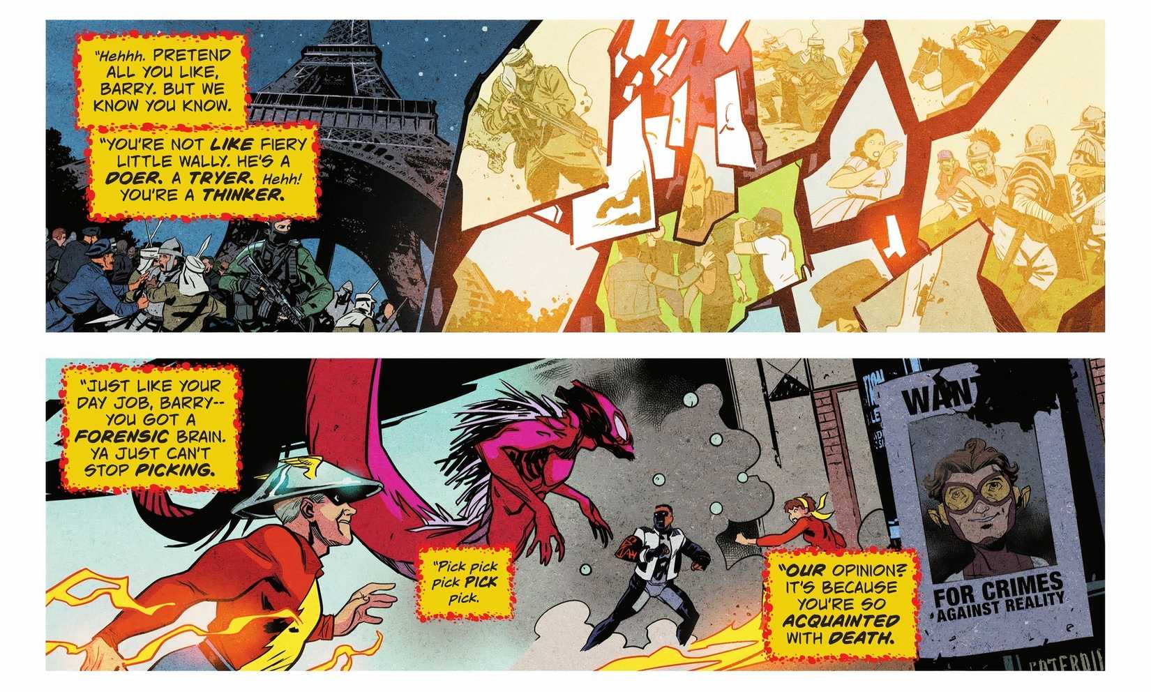 DC's Future Flash Earns a Hilarious Wanted Poster that Sums Up His ...