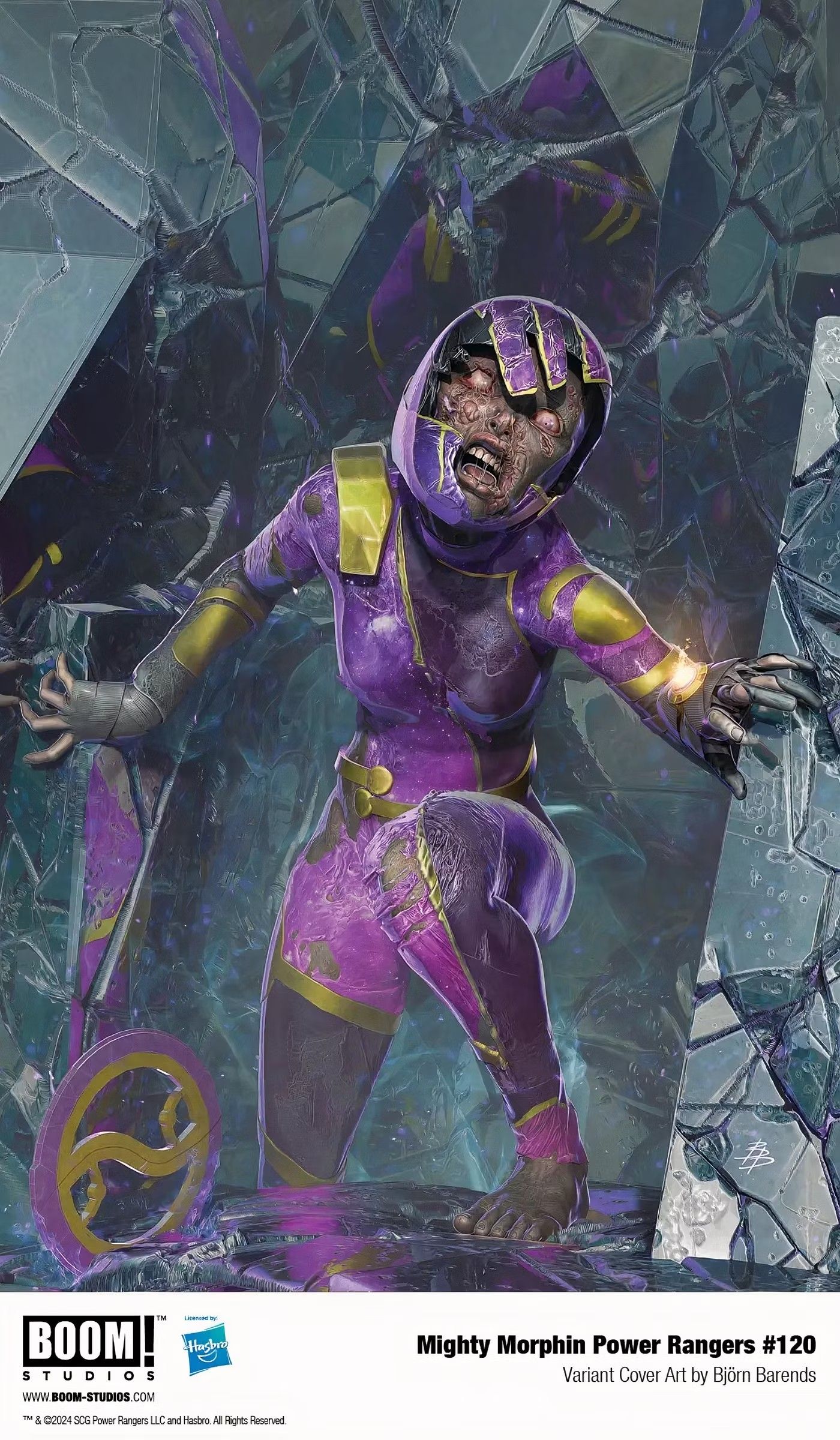 Purple Power Ranger Logo