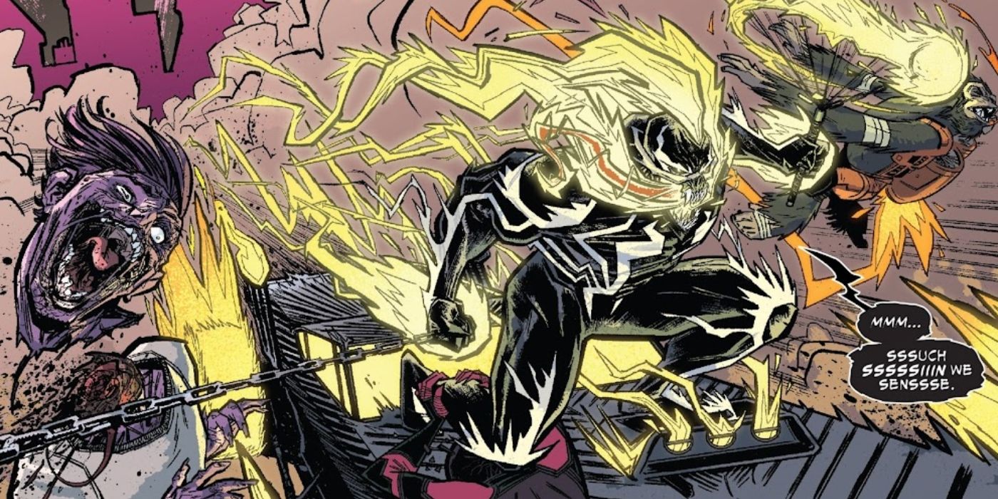 Ghost Rider Vs Venom 4 Marvel Comics Venom Versus Wolverine # 1 2
