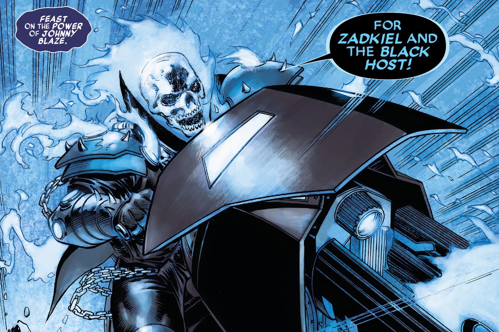 Ghost Rider Blue Flame Ghost Rider Is Abandoning Vengeance For A Way