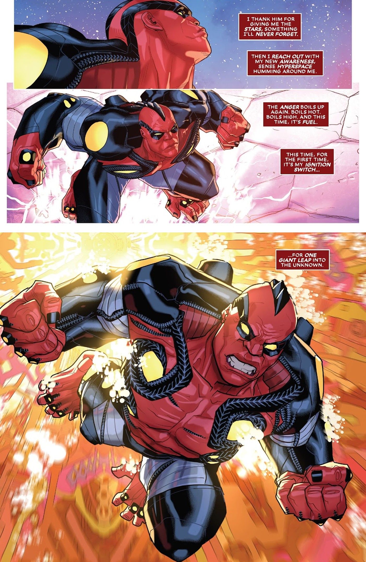 New Red Hulk Redefines Hulk's Jump Strength with a Mind-Blowing Power Feat