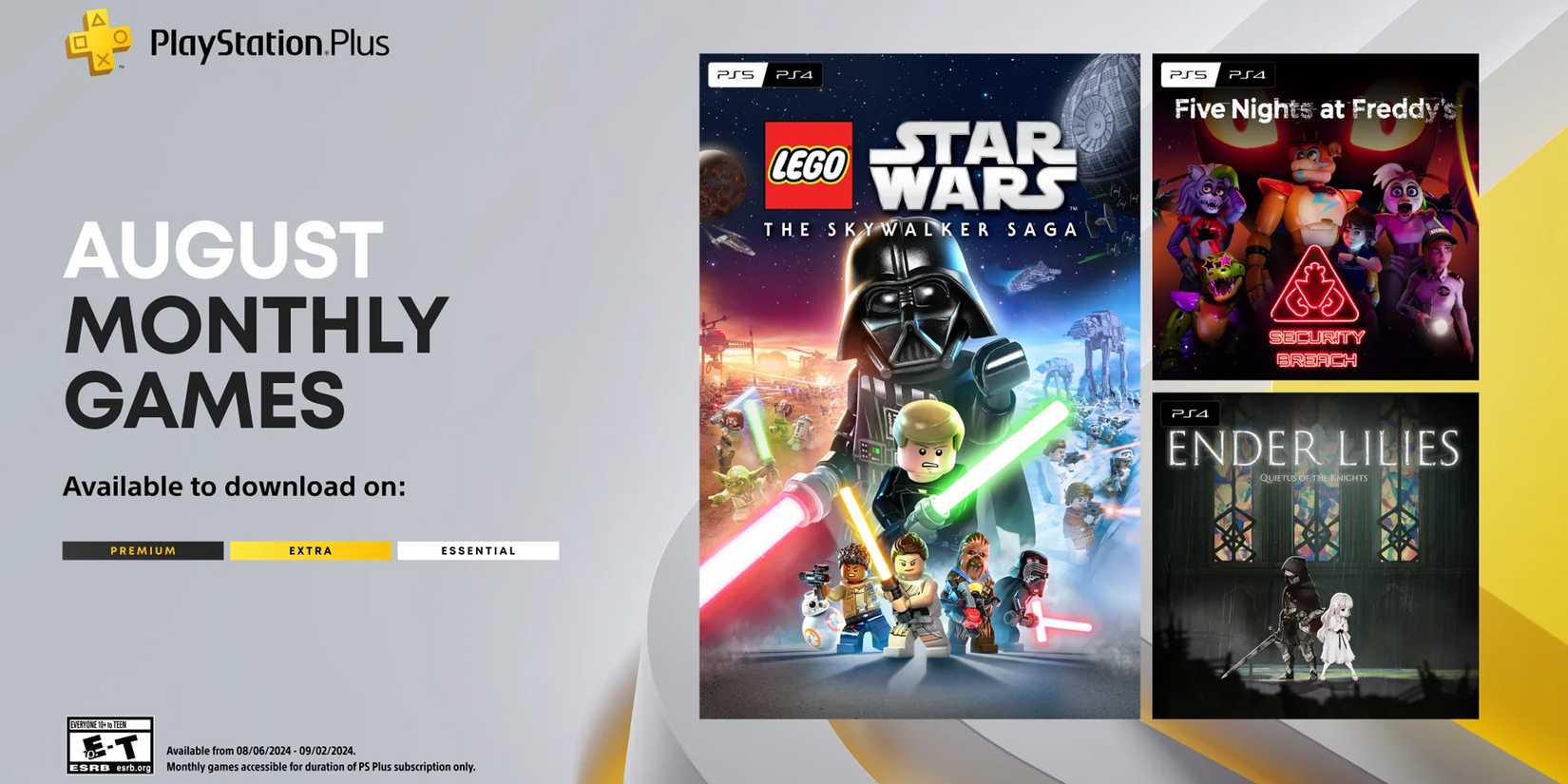 PlayStation Plus August 2024: Every Essential, Extra, & Premium Game