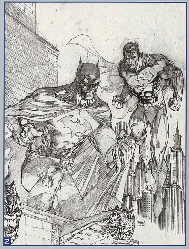 Comic Gods Alex Ross & Jim Lee Unite for Unforgettable Batman/Superman Art