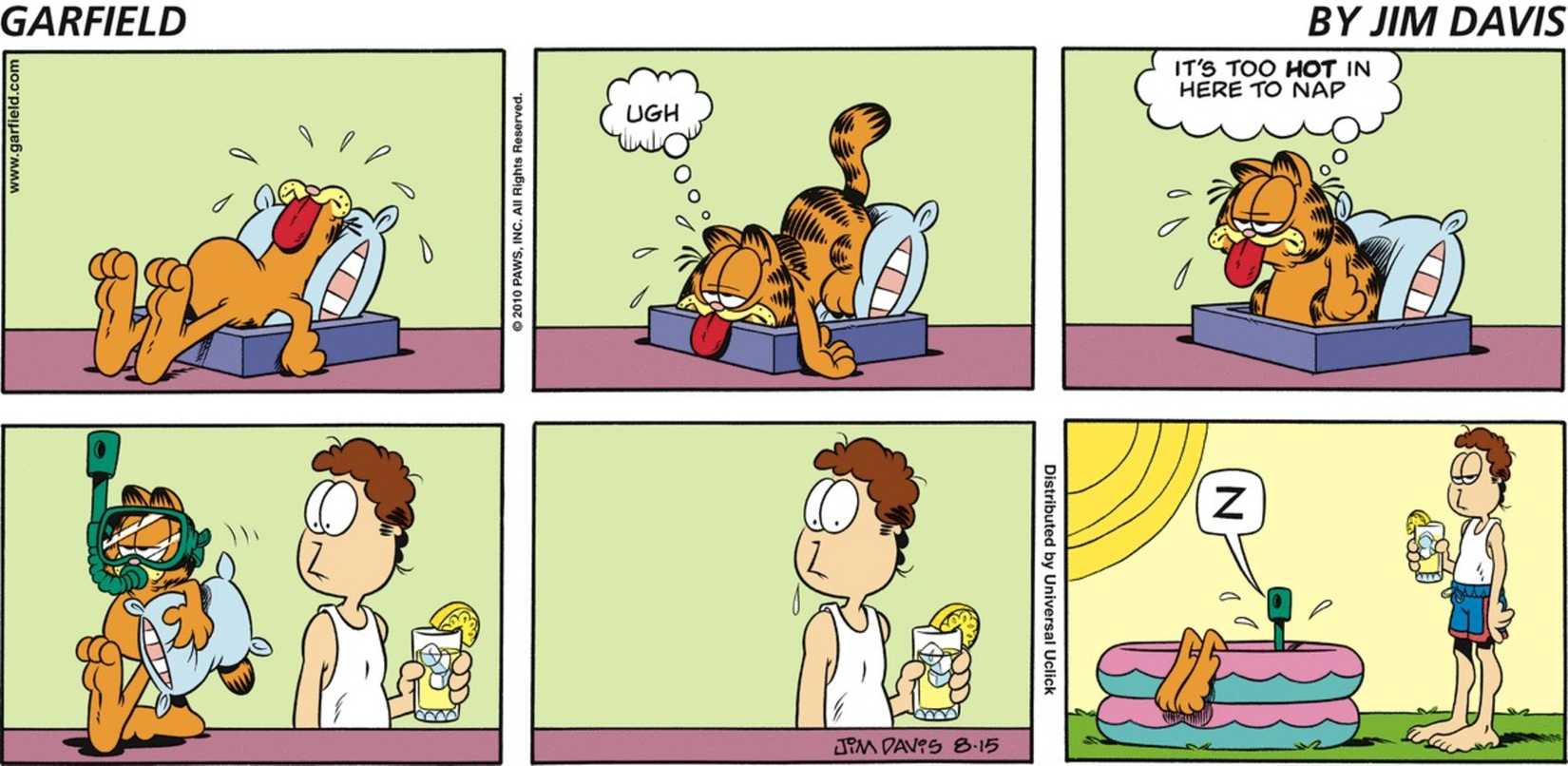 Garfield's 10 Best Comics About The Summer