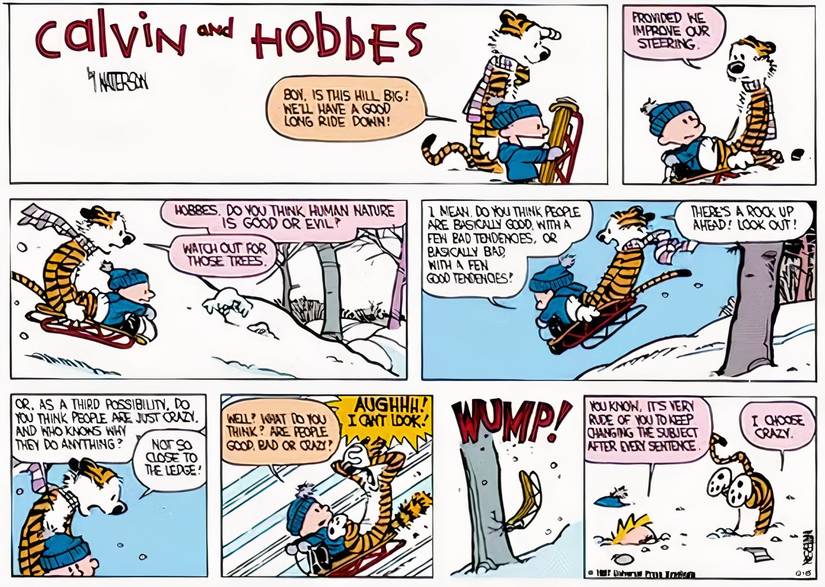10 Most Philosophical Moments in Calvin and Hobbes Comics