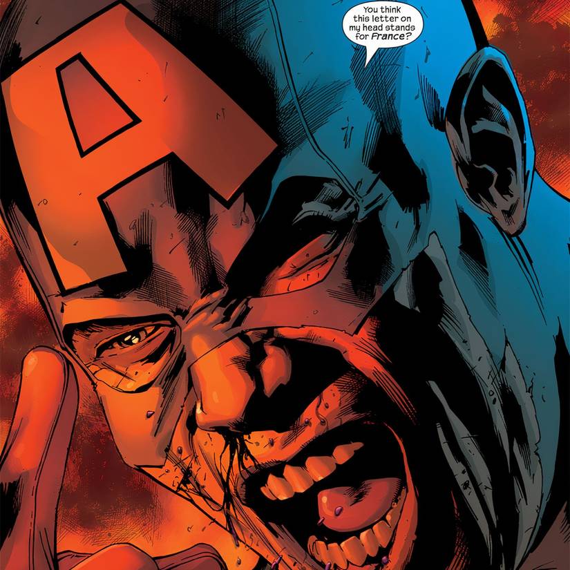 "You Think This Letter on My Head Stands for France?": Marvel Gives New ...