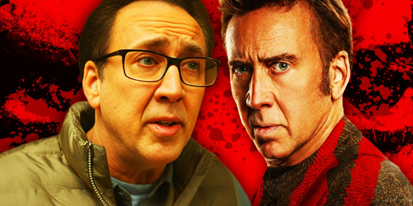 Nicolas Cage Creepy Face Desktop Background
