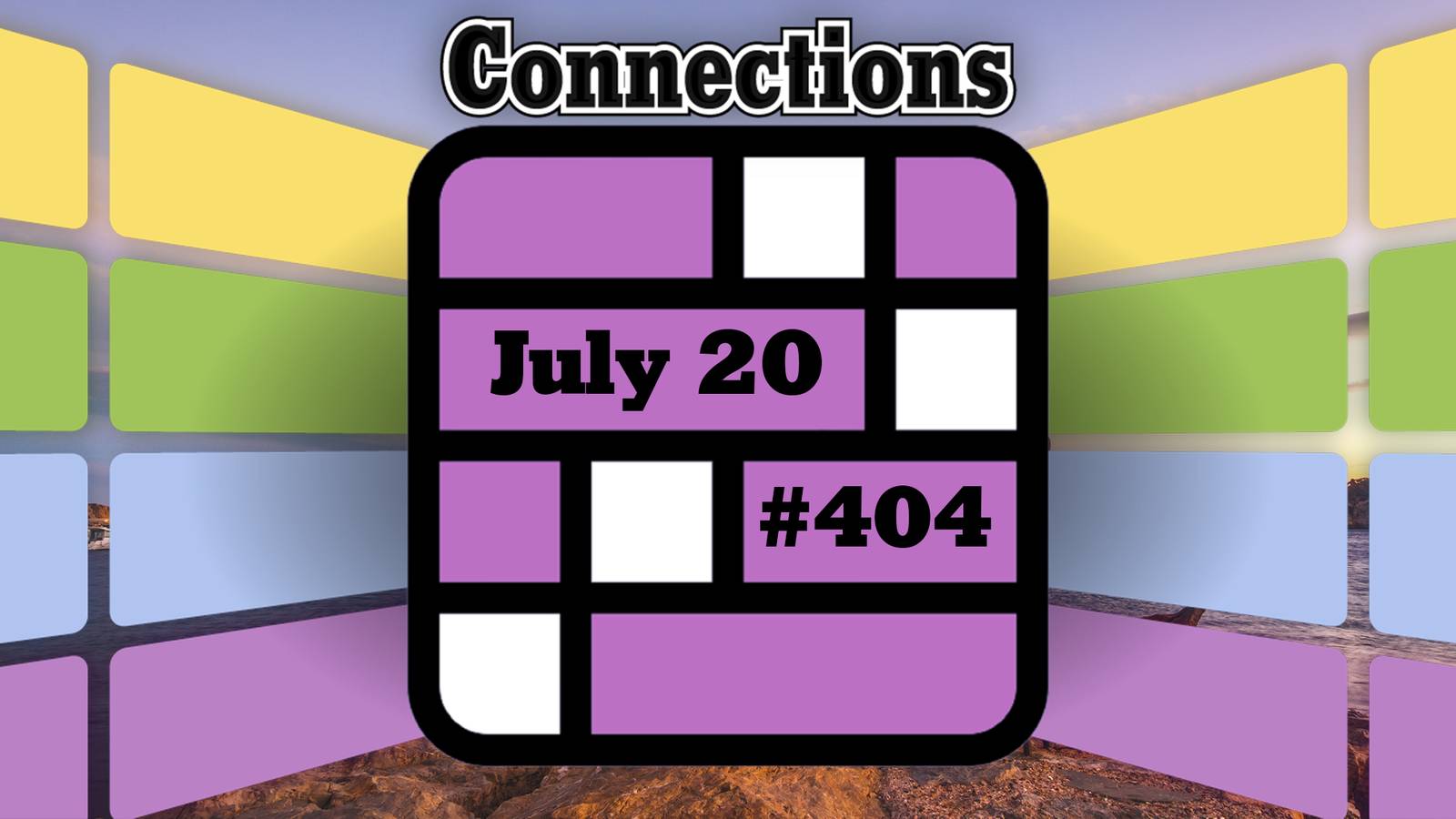 Today's Connections Hints & Answers For July 20, 2024 (Puzzle #404)