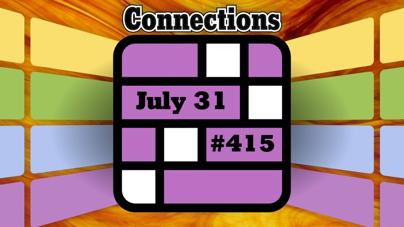 Today's Connections Hints & Answers For July 31, 2024 (Puzzle #415)