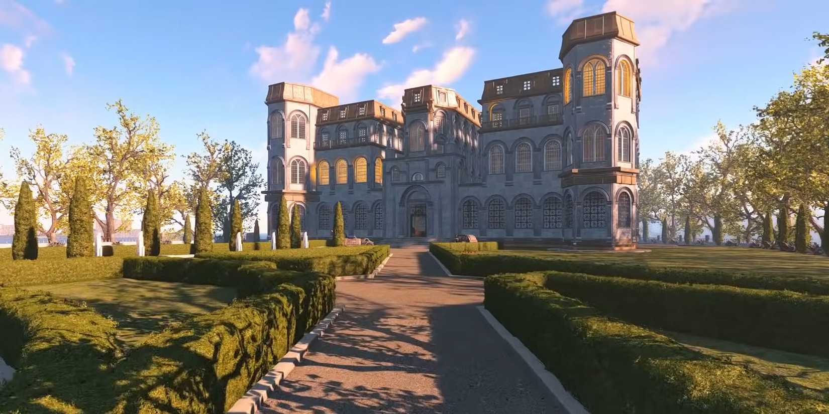Fallout 4 Player Shares Enormous Palace Puts Even The Best Settlements ...