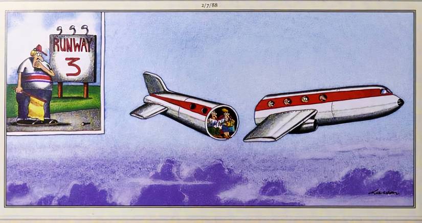 15 Hilarious Far Side Comics Featuring Airplanes