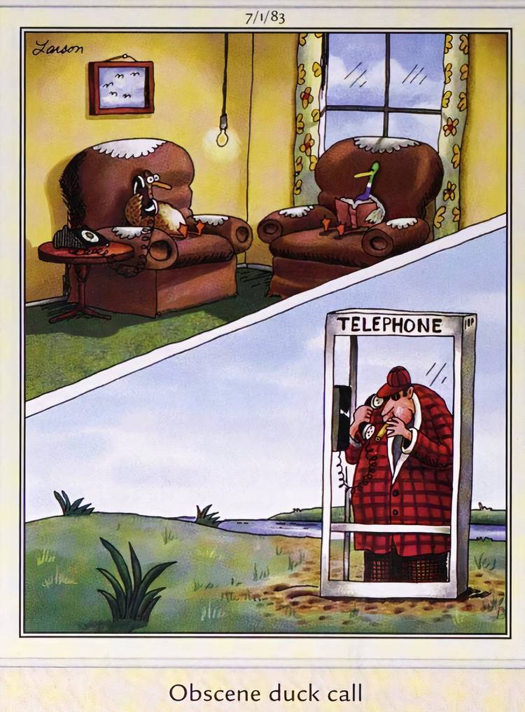 10 Hilarious Far Side Comics From 1983 That Helped Make Gary Larson Famous