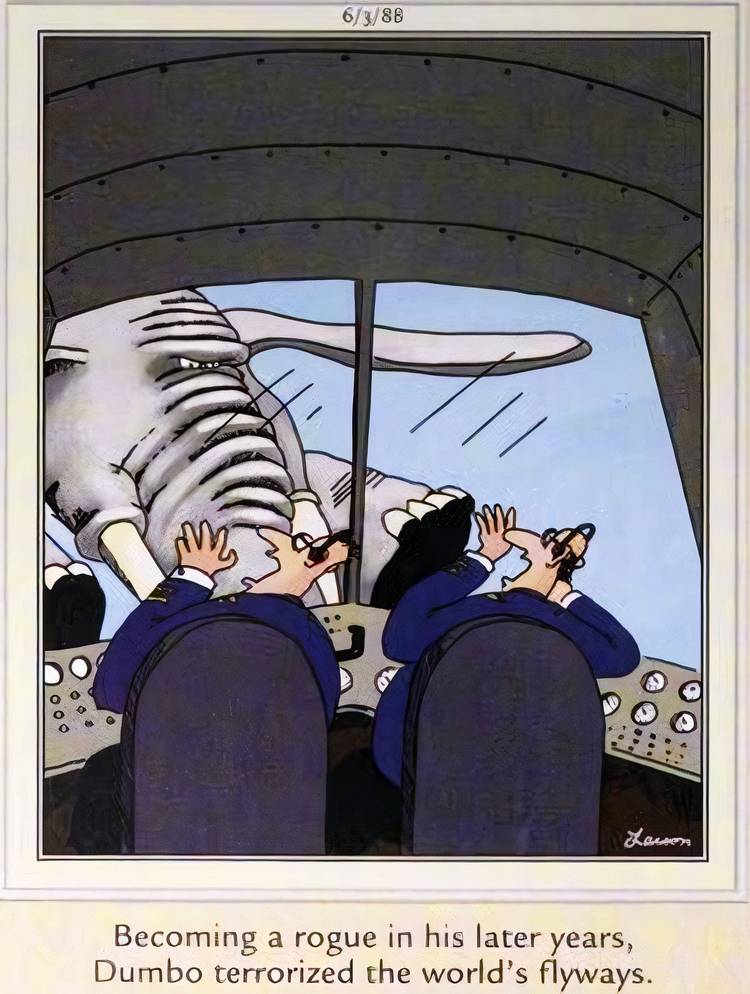 15 Hilarious Far Side Comics Featuring Airplanes