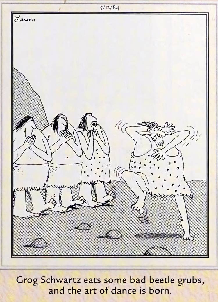 10 Genius Far Side Comics Featuring the Invention of Fire, The Wheel ...